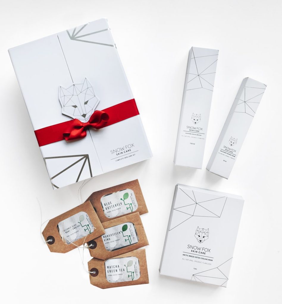 Design Skin Care packaging bundle • Manufatcure gift box for christmas